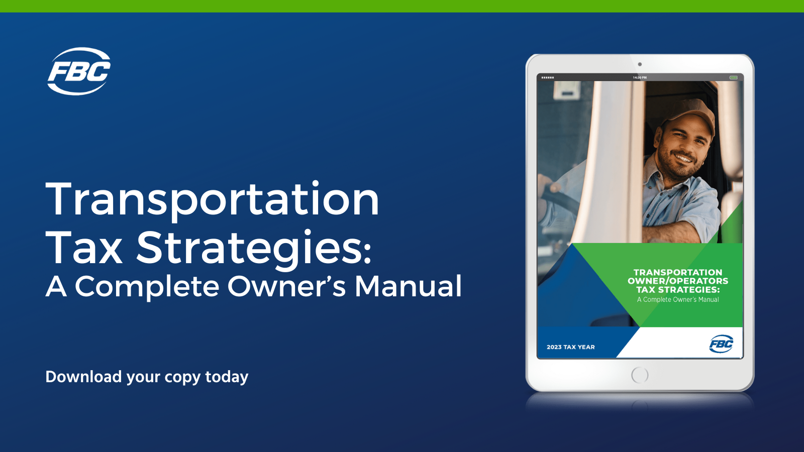 Transportation Tax Strategies: A Complete Owner's Manual